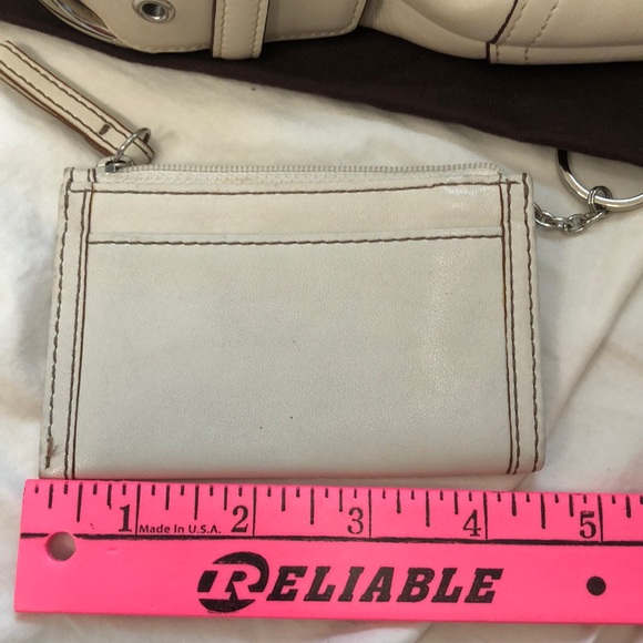 Coach | Bags | Authentic Ivory Leather Coach Purse And Wallet | Poshmark